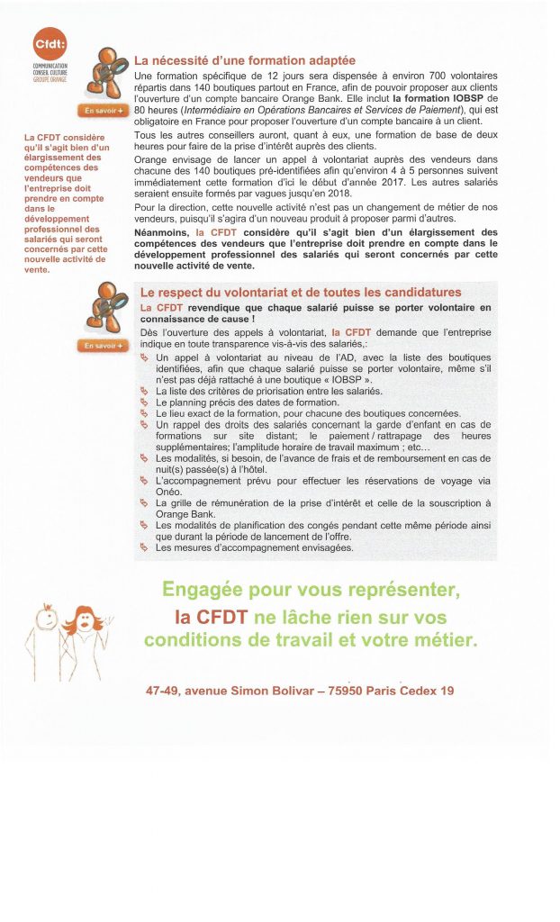 Orange Bank : Une attente forte! – CFDT S3C 44-85